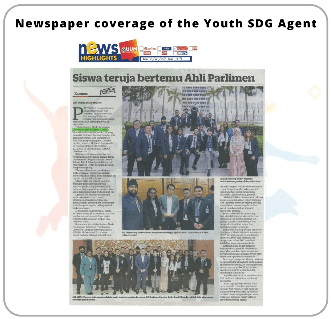 The Malaysian Youth SDG Summit 2023 | APPGM-SDG